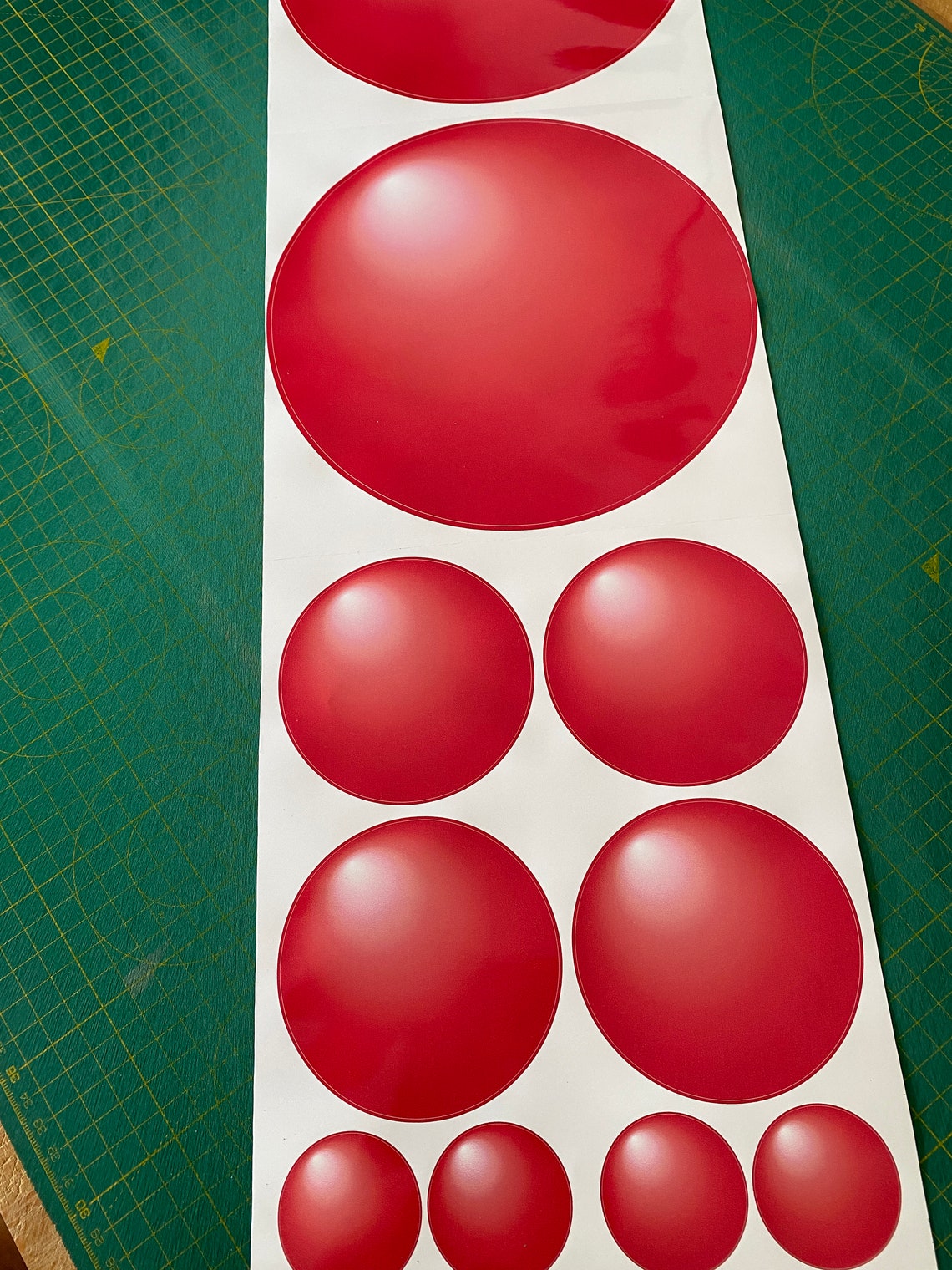 A Large Set of Multi-coloured Bubble Vinyl Stickers for Your Car ...