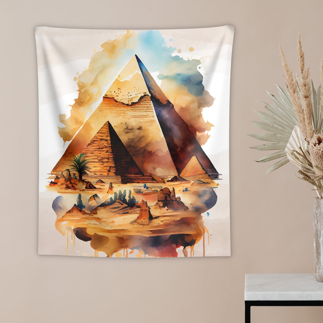 Indoor Wall Tapestries, Egypt, Pyramid of Giza, Mothers Day Gift ...