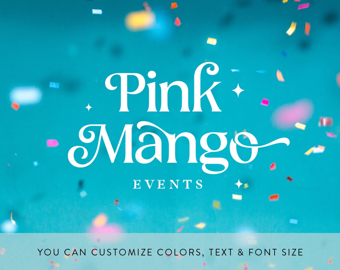 Logo Editable DIY Template Children's Boutique Logo - Etsy