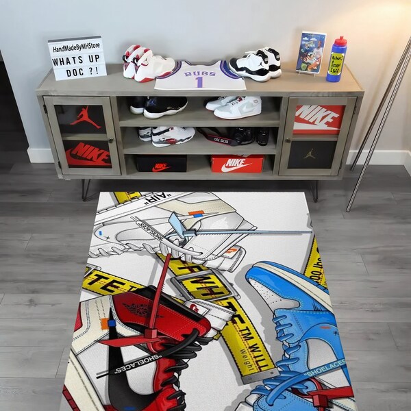 Sneaker Rug - Etsy