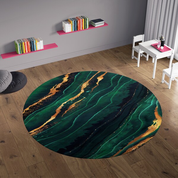 Round Rug - Etsy