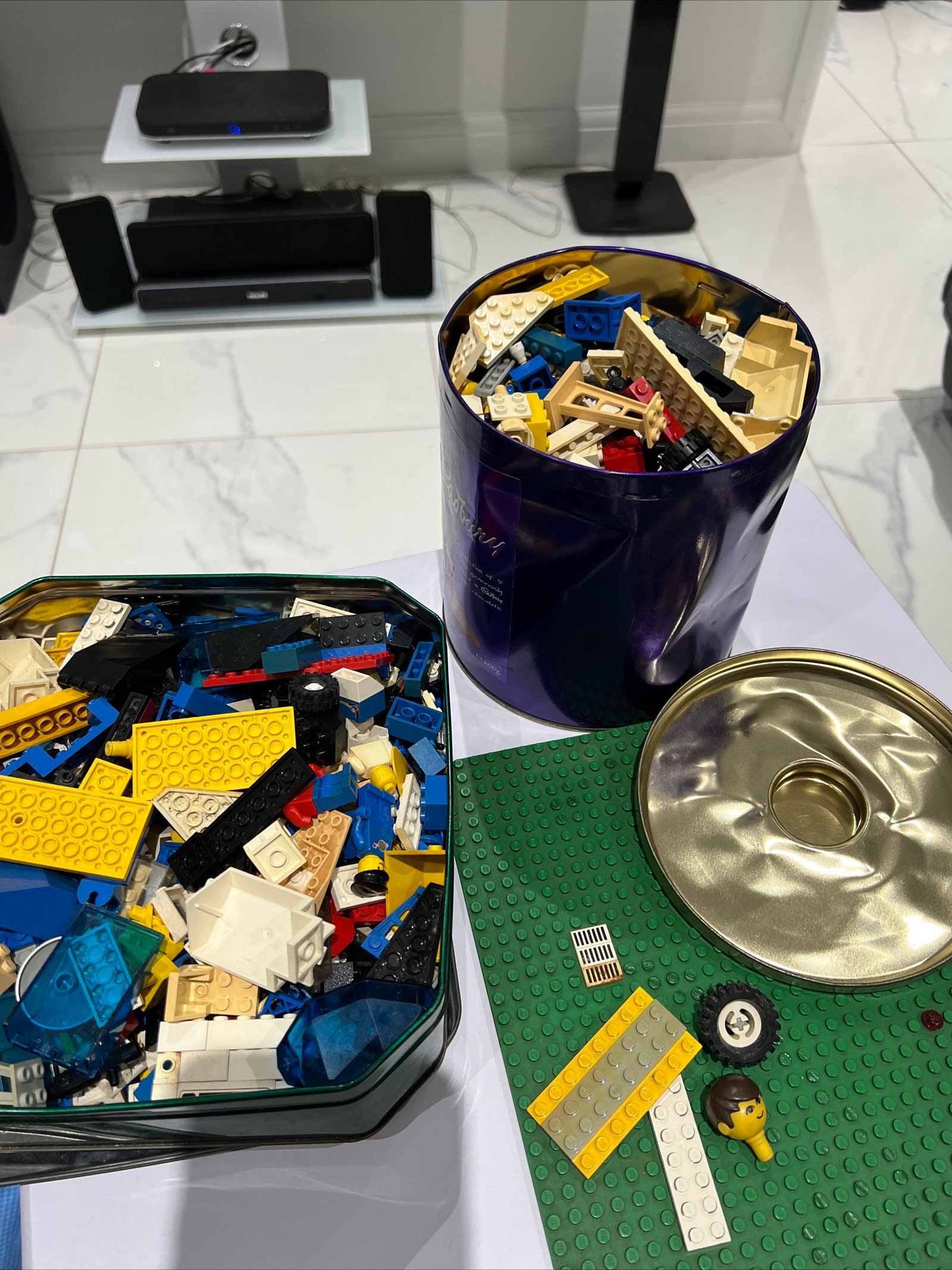 Vintage Lego 1970s Two Tins - Etsy