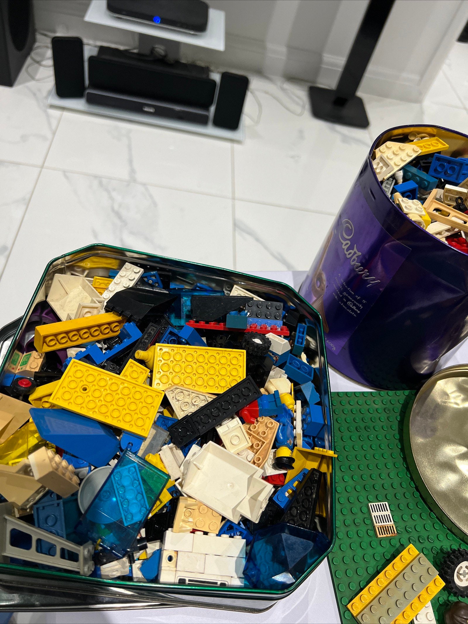 Vintage Lego 1970s Two Tins - Etsy