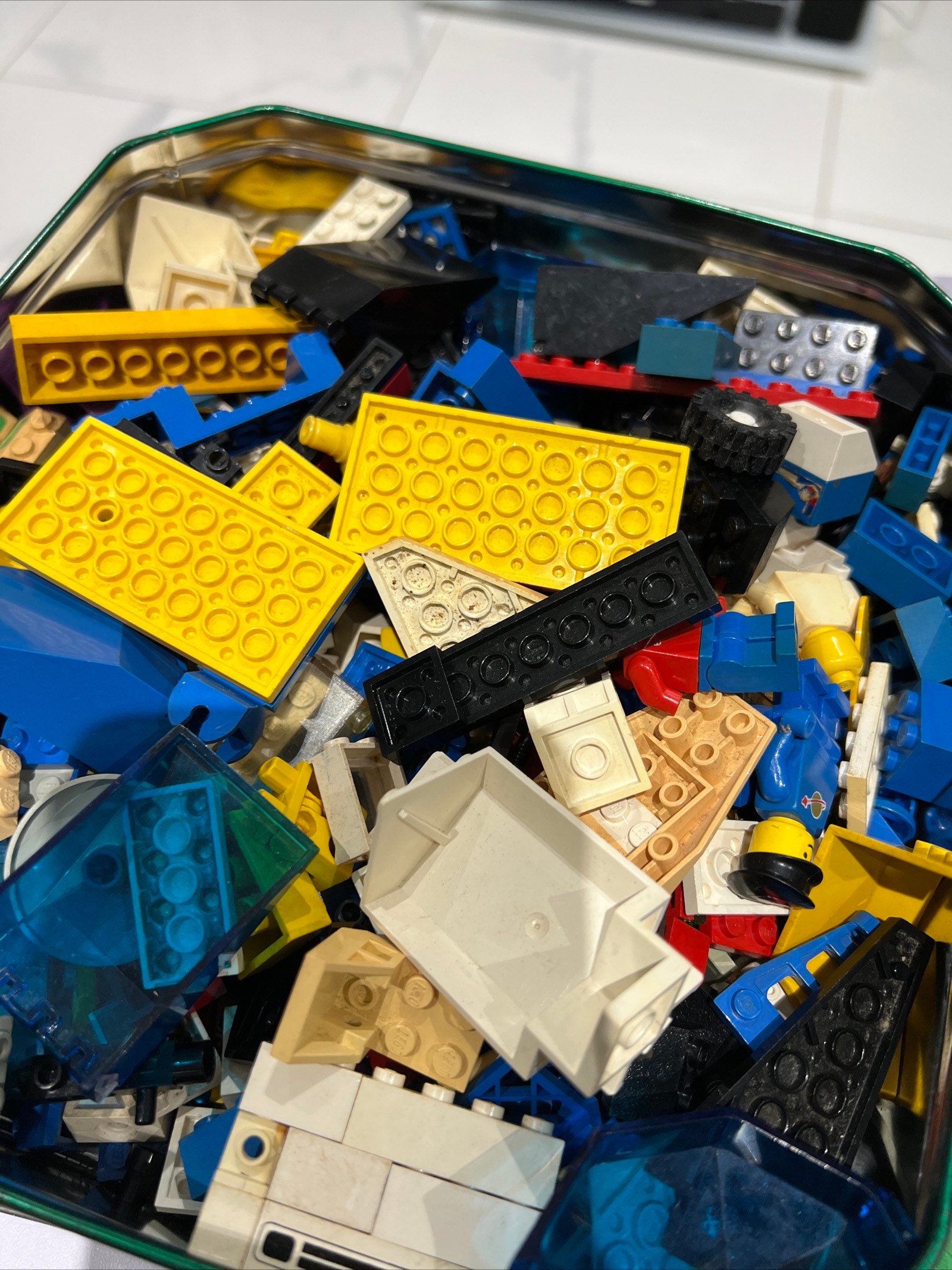 Vintage Lego 1970s Two Tins - Etsy