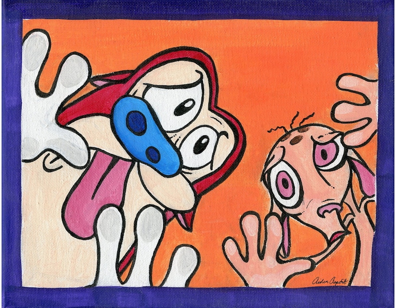 Ren and Stimpy Print - Etsy