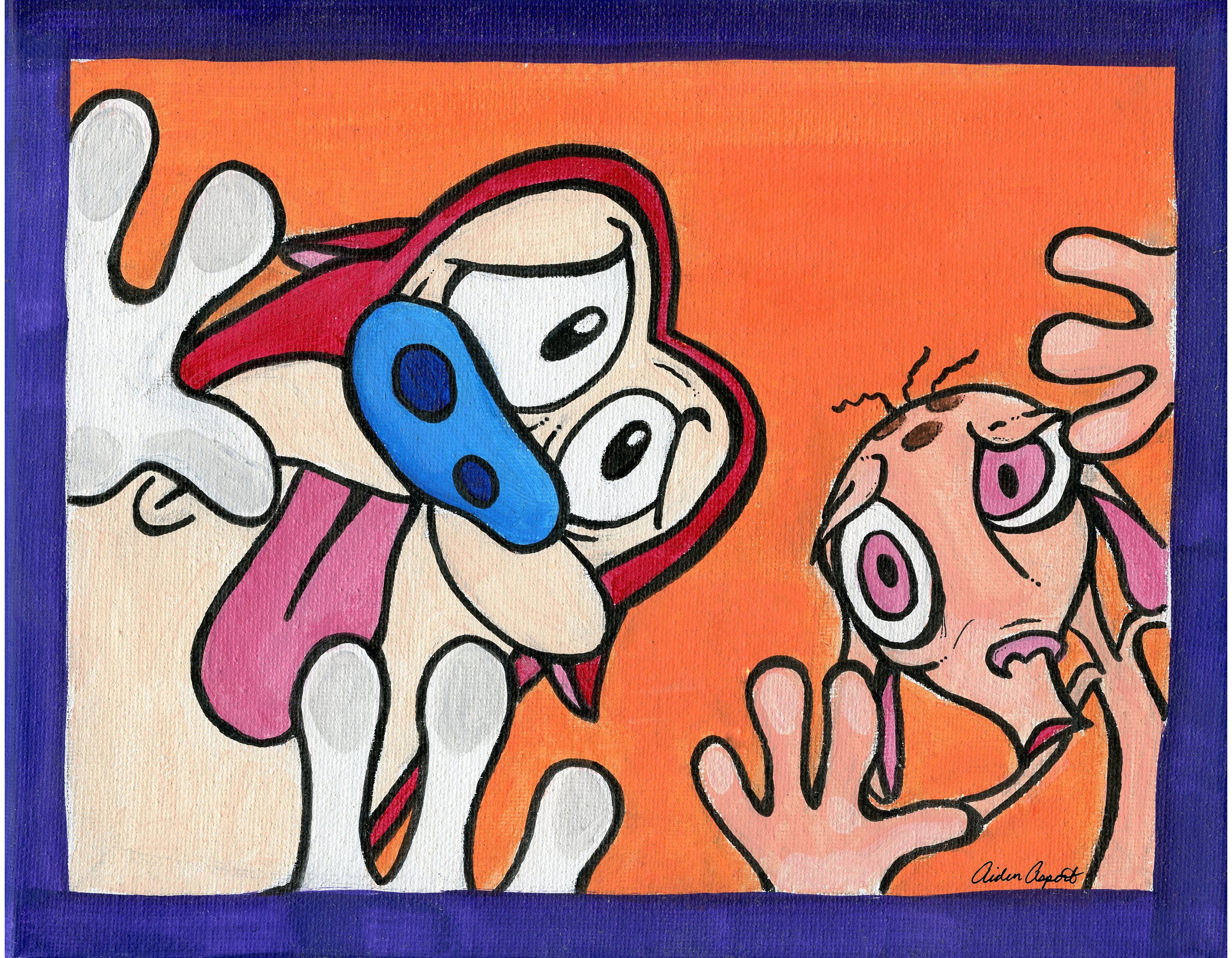 Ren and Stimpy Print - Etsy