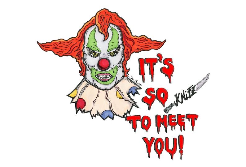 Jack the Clown (halloween Horror Nights) Print - Etsy