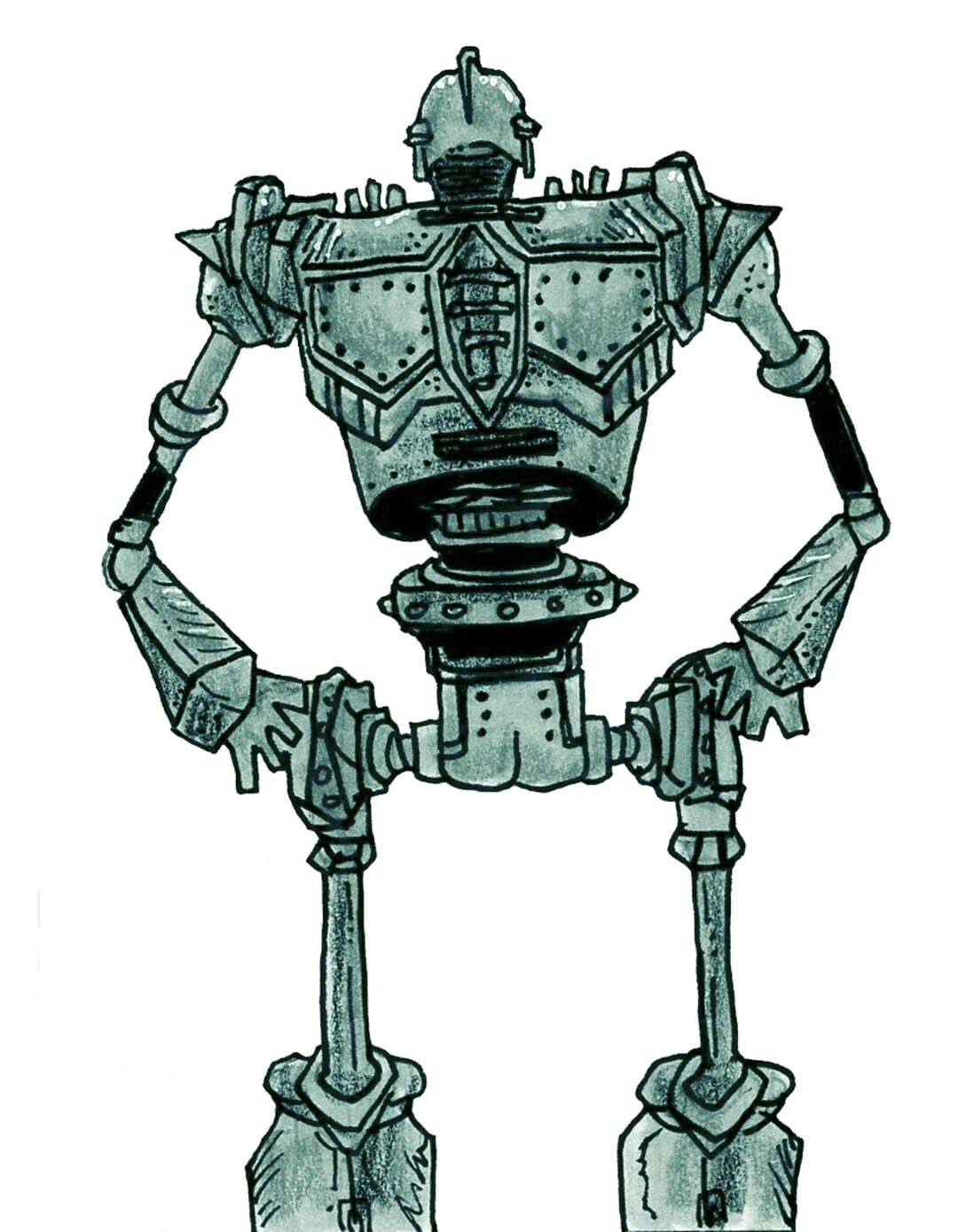 Iron Giant Print (multiple Sizes) - Etsy