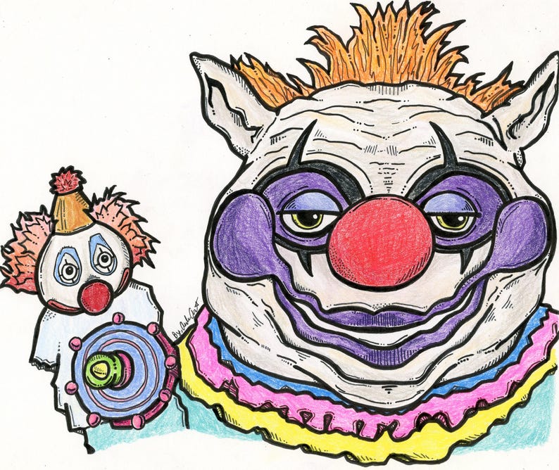 Killer Klowns Stickers (multiple Styles) - Etsy