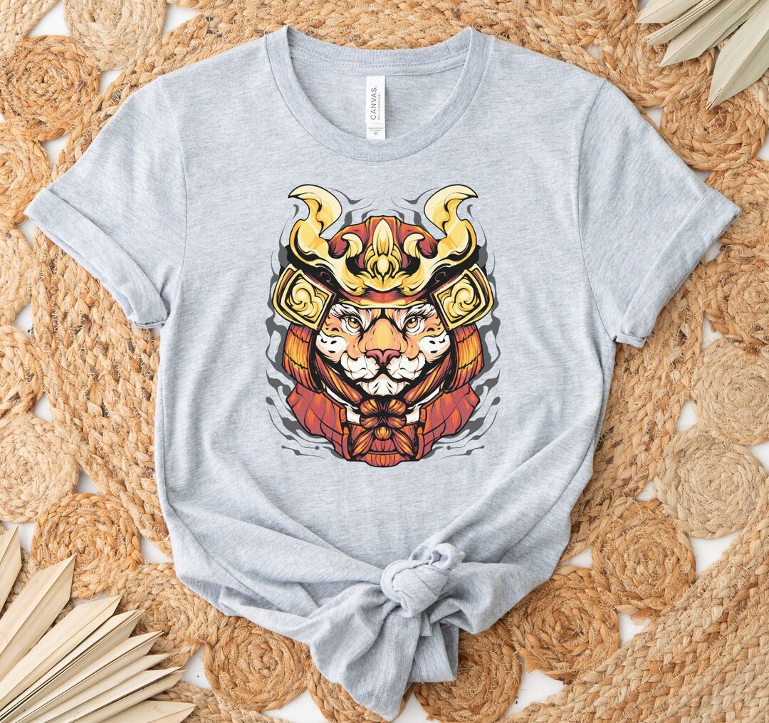 Jaguar Samurai T-shirt Wild Animals Shirt for Men Gifts for - Etsy