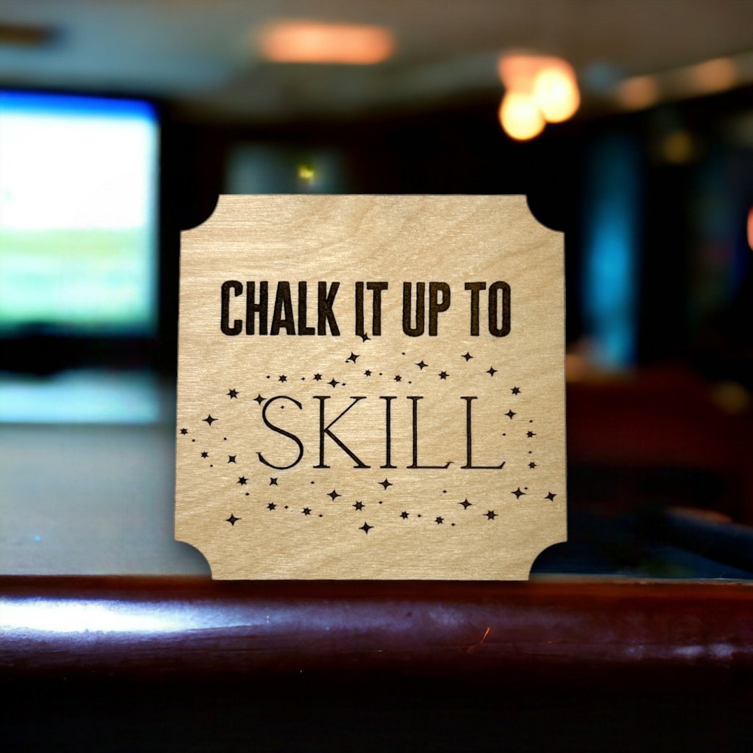 Handcrafted 8 Ball Pool / Billiards Pocket Marker Chalk It - Etsy