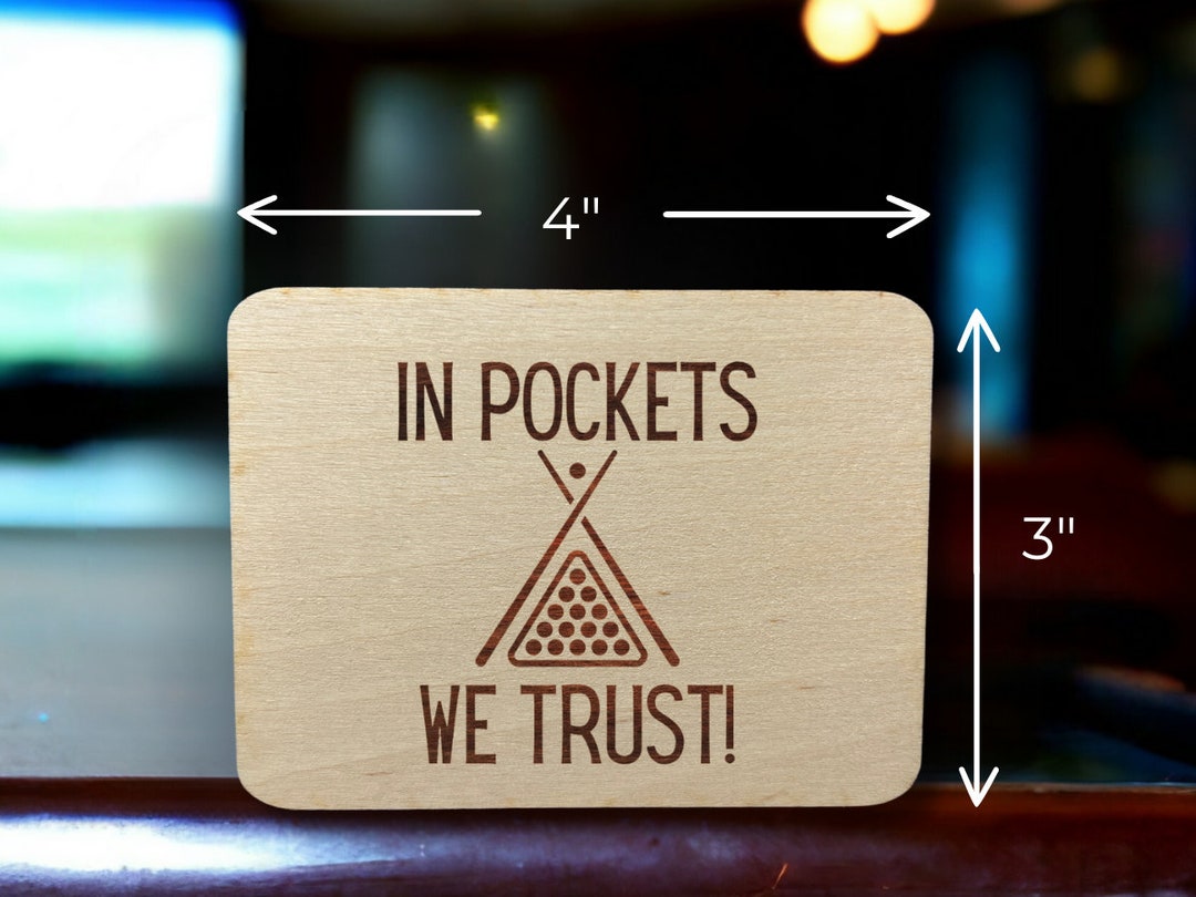 Pocket Marker 8 Ball Pool / Billiards - Rectangle - in Pockets We Trust ...
