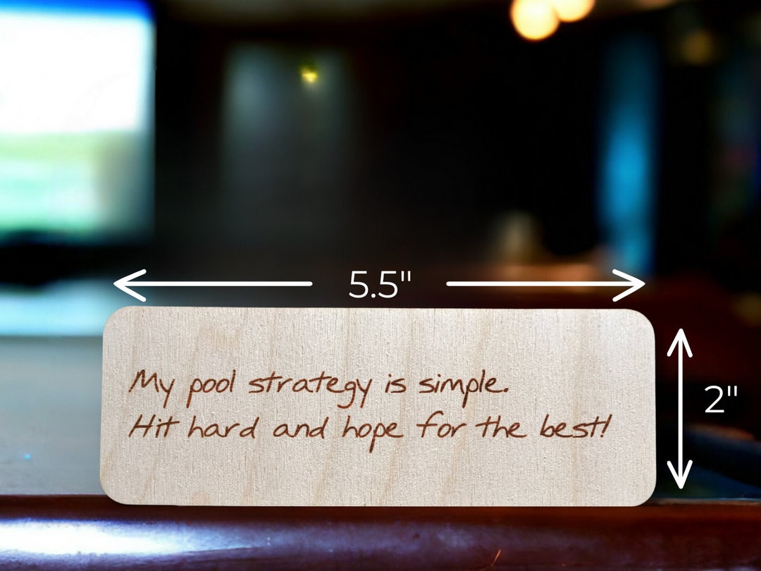 Pocket Marker 8 Ball Pool / Billiards - Long Rectangle - My Pool ...
