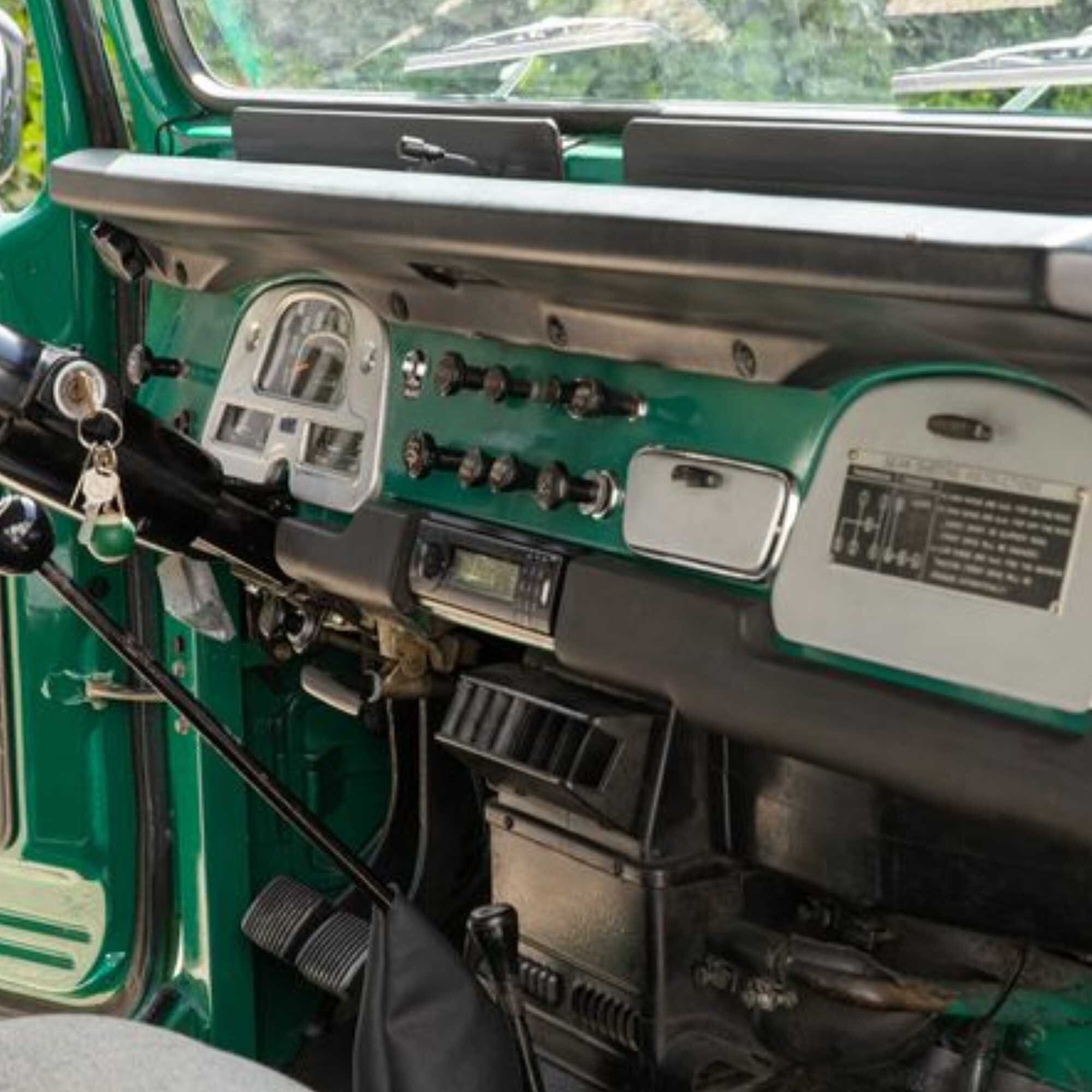 Toyota Land Cruiser FJ40 FJ45 BJ60 BJ40 4 Speed Shift Instruction Data Plate, Toyota Label ...