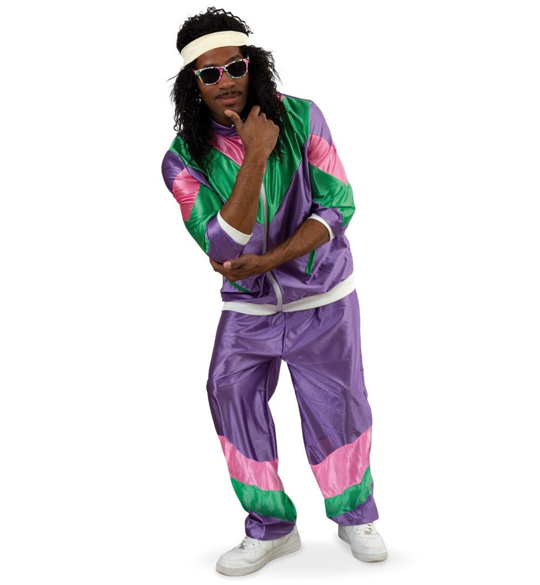 Retro Jogging Suit for Men Jogging Jacket and Trousers for the 80s ...