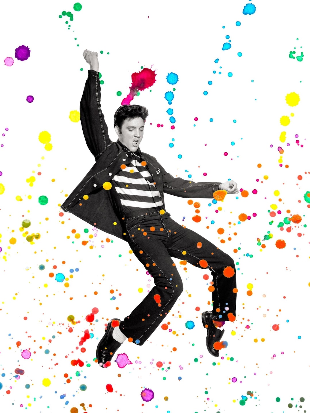 Elvis Presley Dancing, Digital Download, JPG, PNG, PDF - Etsy