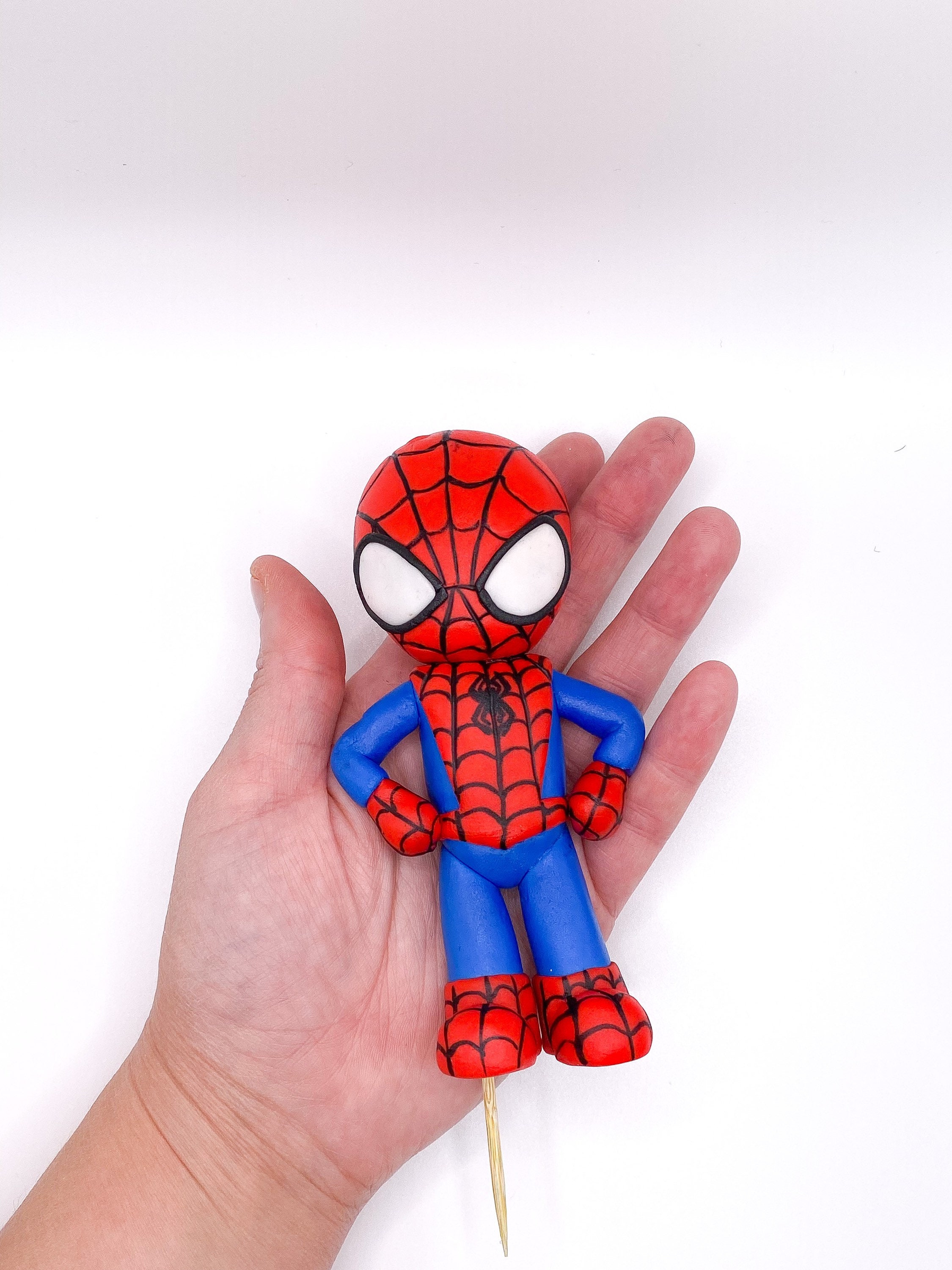 Spiderman Fondant Cake Topper, Superhero Party Decor - Etsy UK