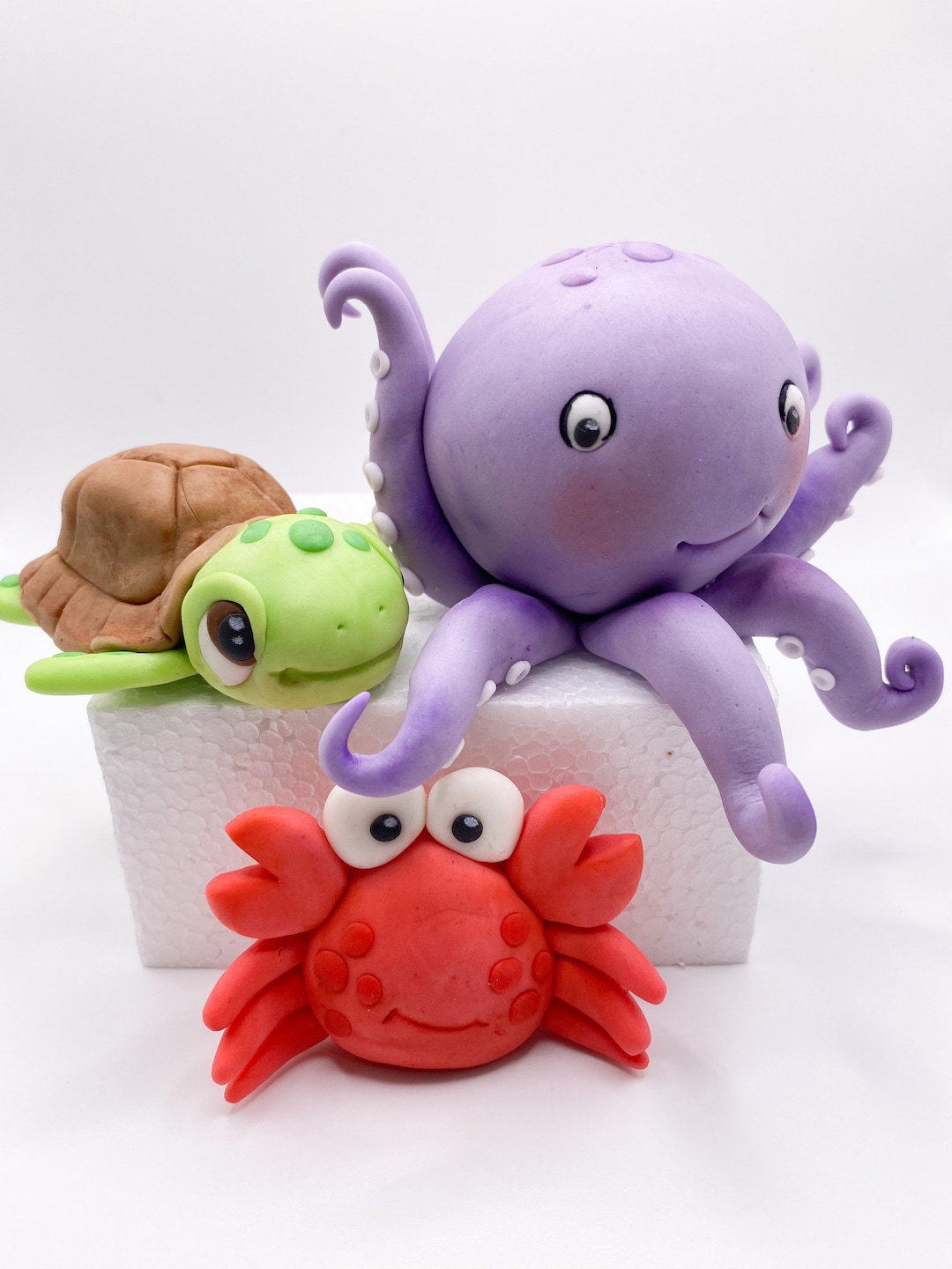 Under the Sea Fondant Animal Cake Toppers - Etsy Canada