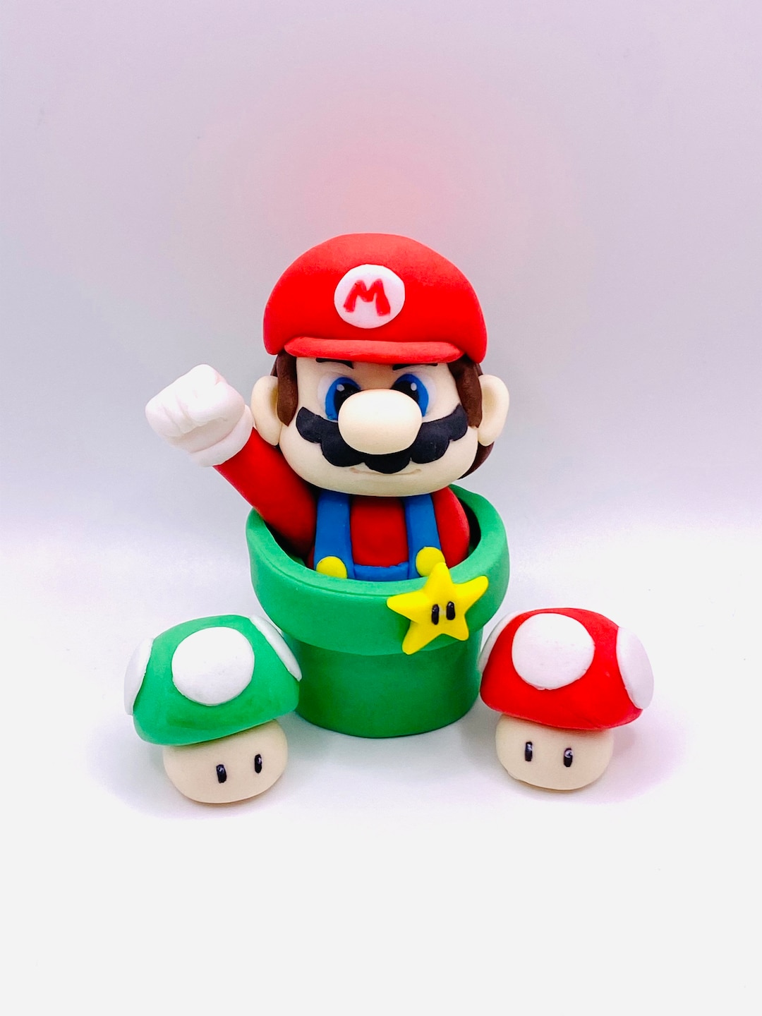 Super Mario Cake Toppers Fondant Mario Brothers Cake Decorations non ...