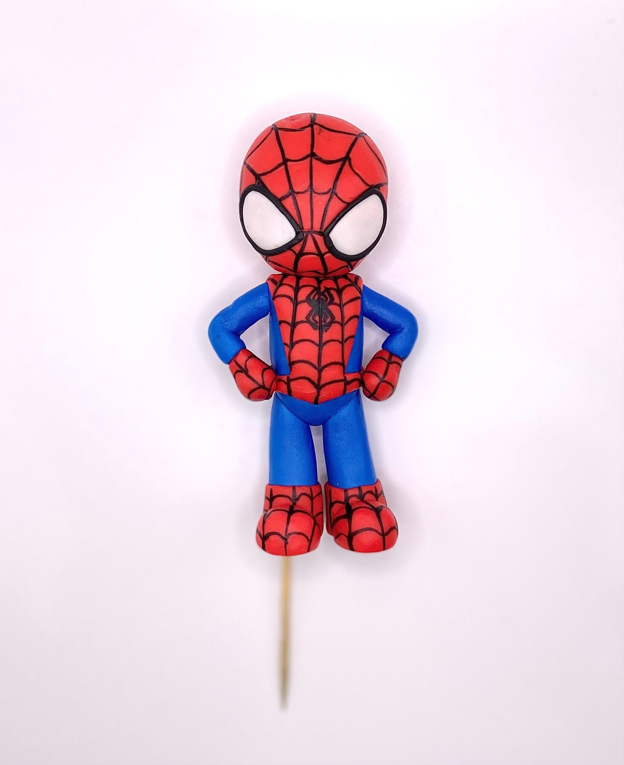 Cute Spiderman Cake Topper Fondant Figure for Superhero - Etsy UK