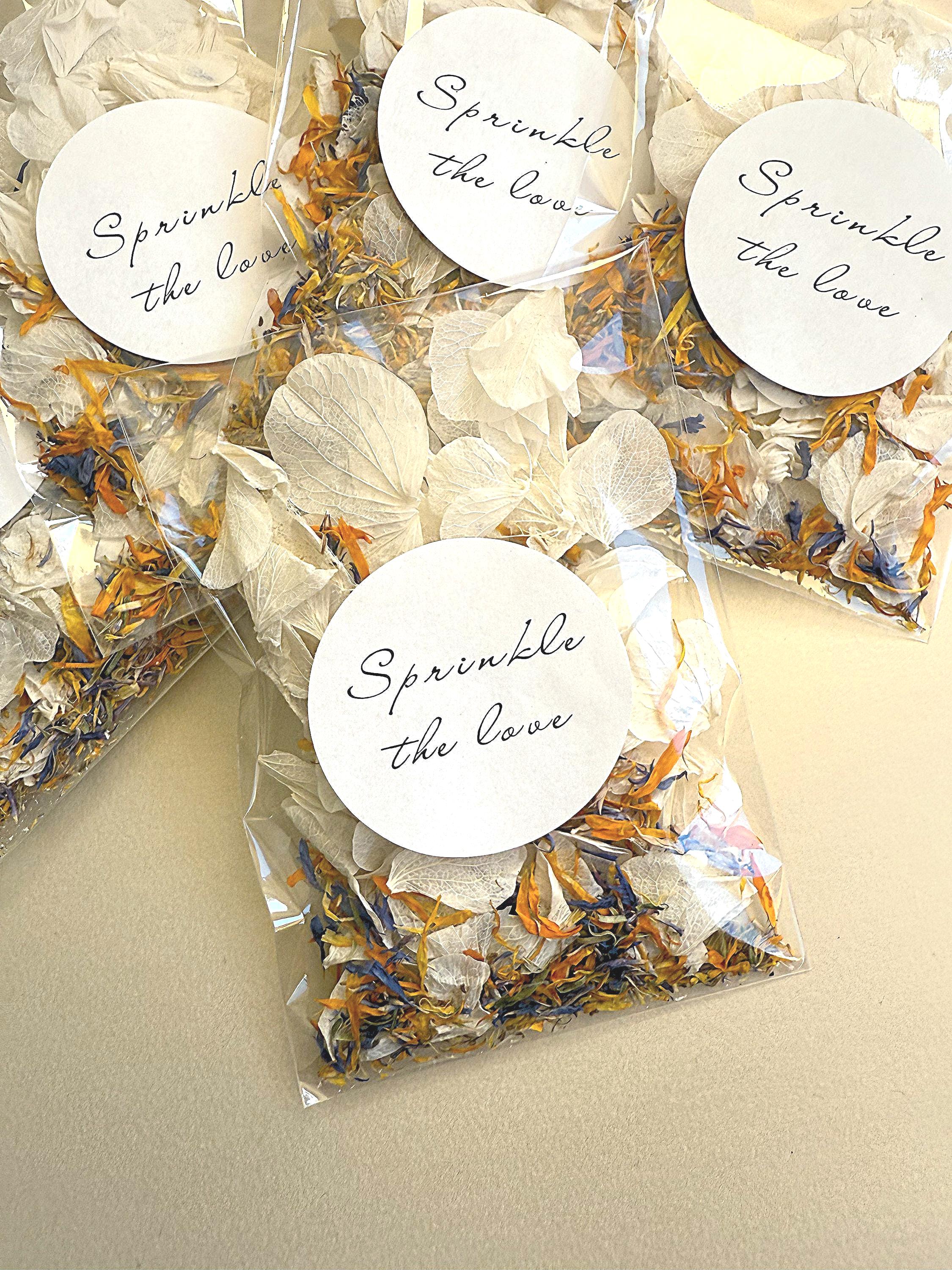 10 Biodegradable Wedding Confetti Packets | Natural Confetti | Petal ...