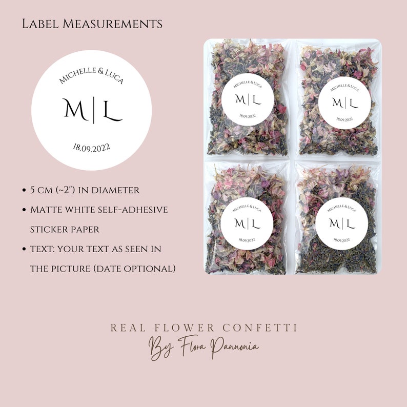 Celebrate Love With Personalized Wedding Confetti Packets - Eco ...