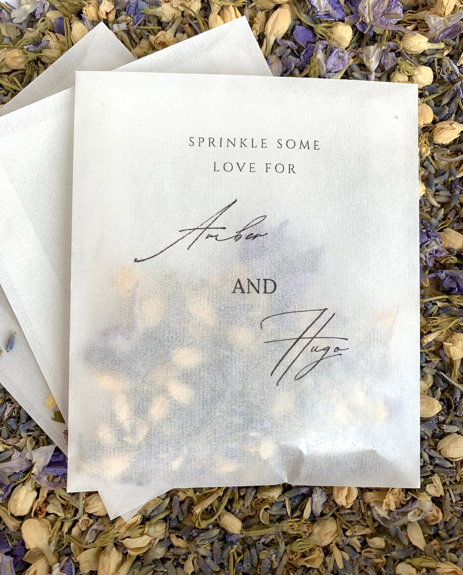 Biodegradable Wedding Confetti Glassine Bags Set of 10 Natural Confetti ...