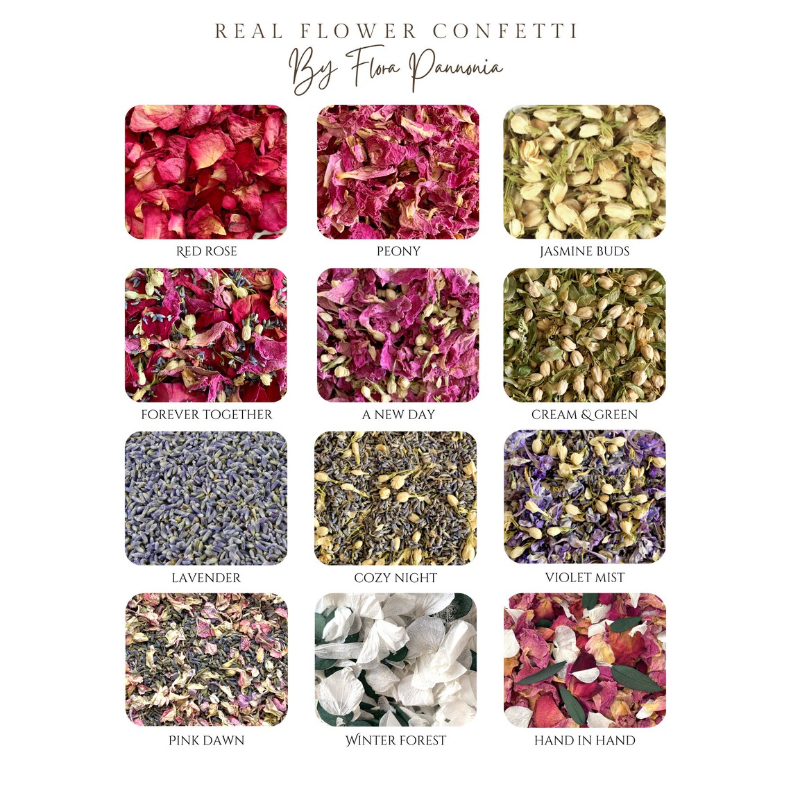 Biodegradable Natural Confetti Real Flower Confetti Petal Toss Dried ...