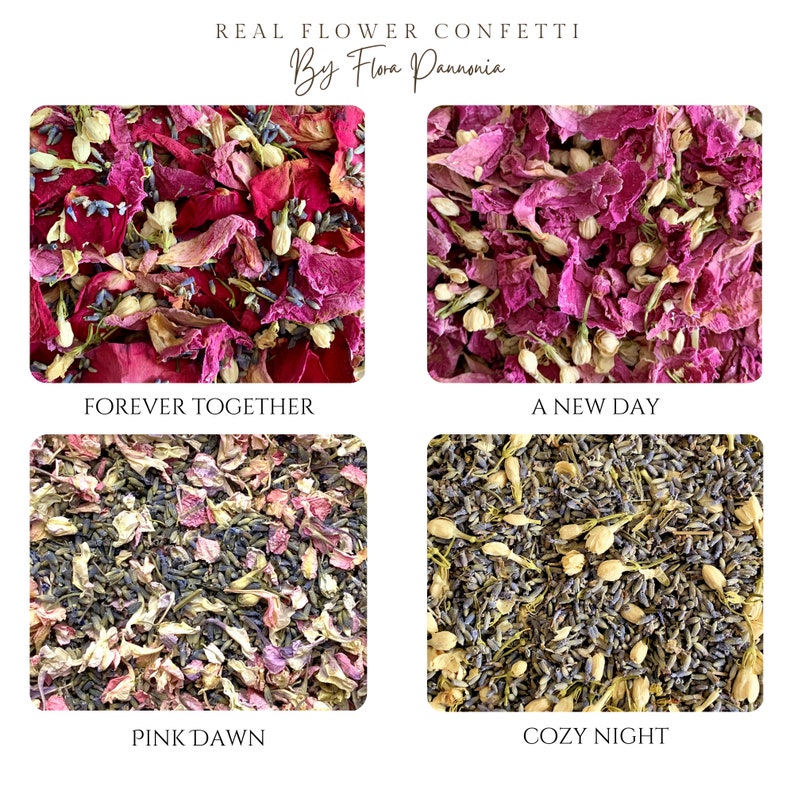 Biodegradable Natural Confetti Real Flower Confetti Petal Toss Dried ...