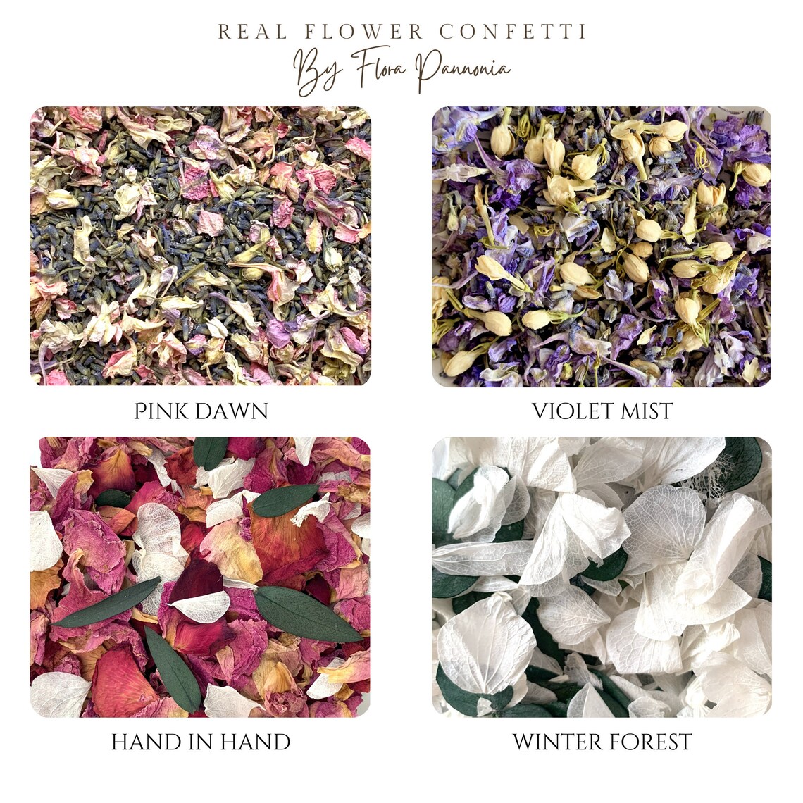 Biodegradable Natural Confetti Real Flower Confetti Petal Toss Dried ...