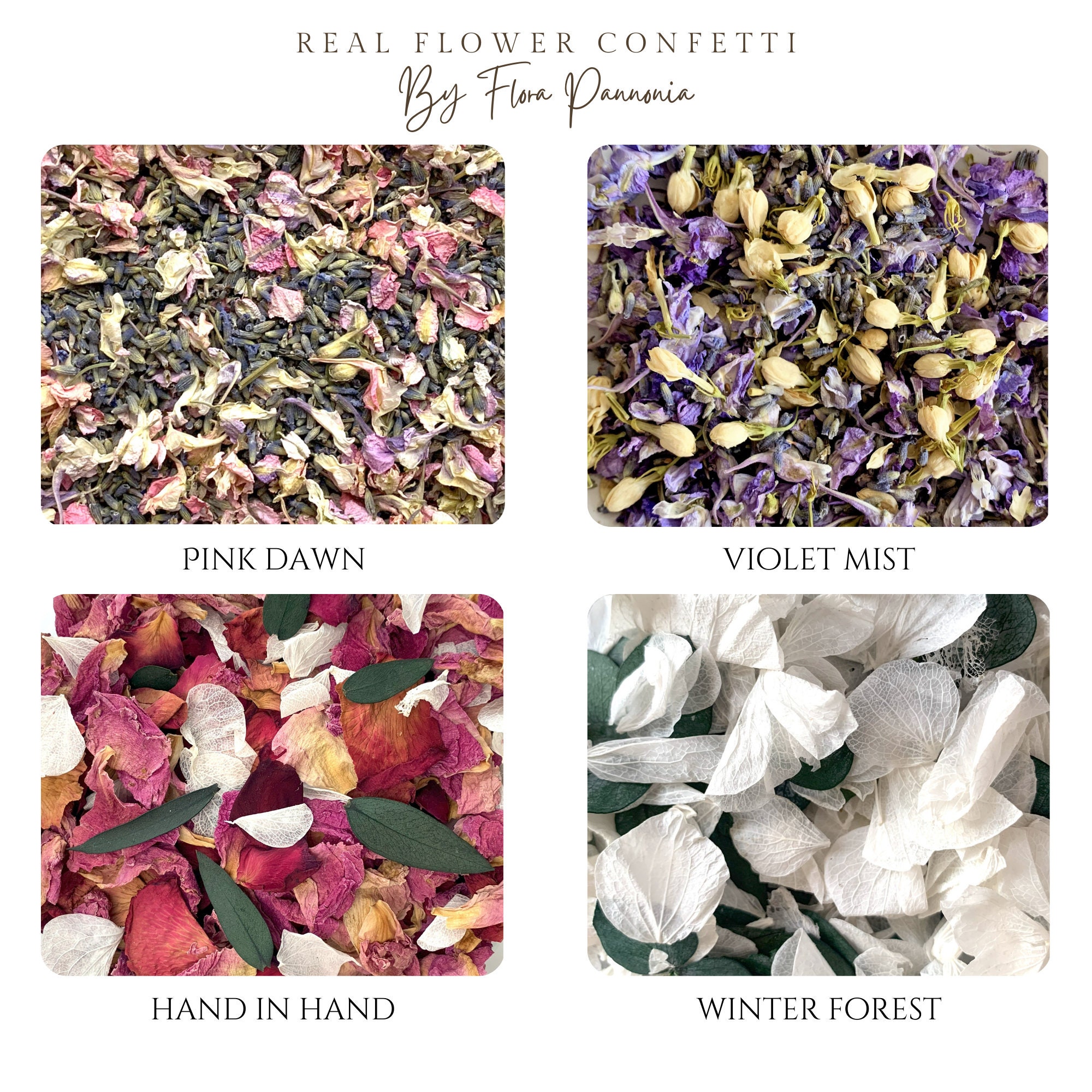 Biodegradable Natural Confetti Real Flower Confetti Petal Toss Dried ...