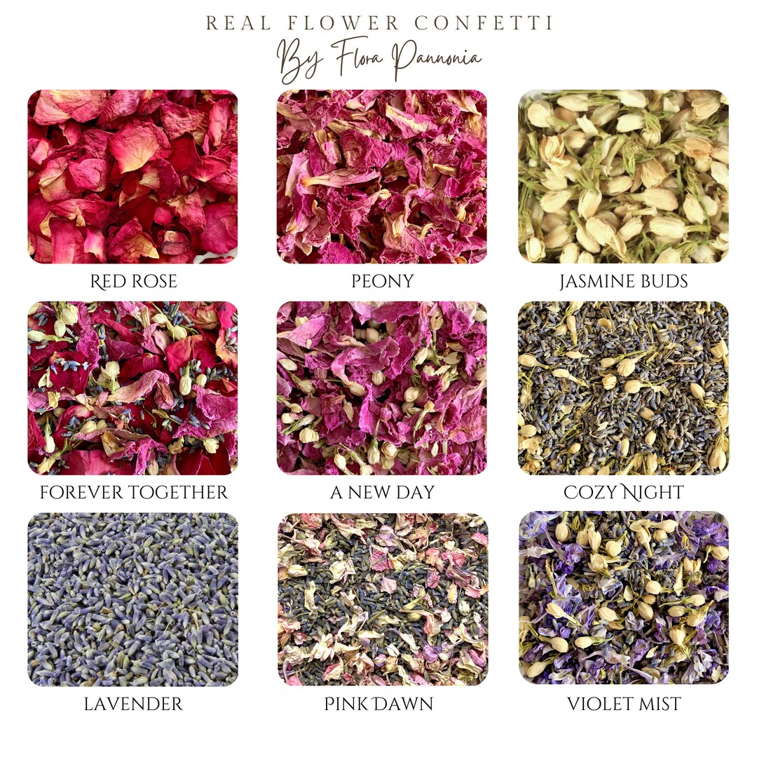 Biodegradable Natural Confetti Real Flower Confetti Petal Toss Dried ...