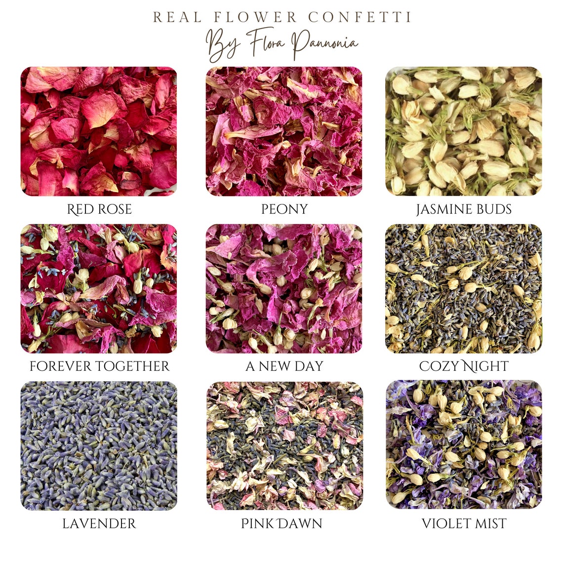 Biodegradable Natural Confetti Real Flower Confetti Petal Toss Dried ...