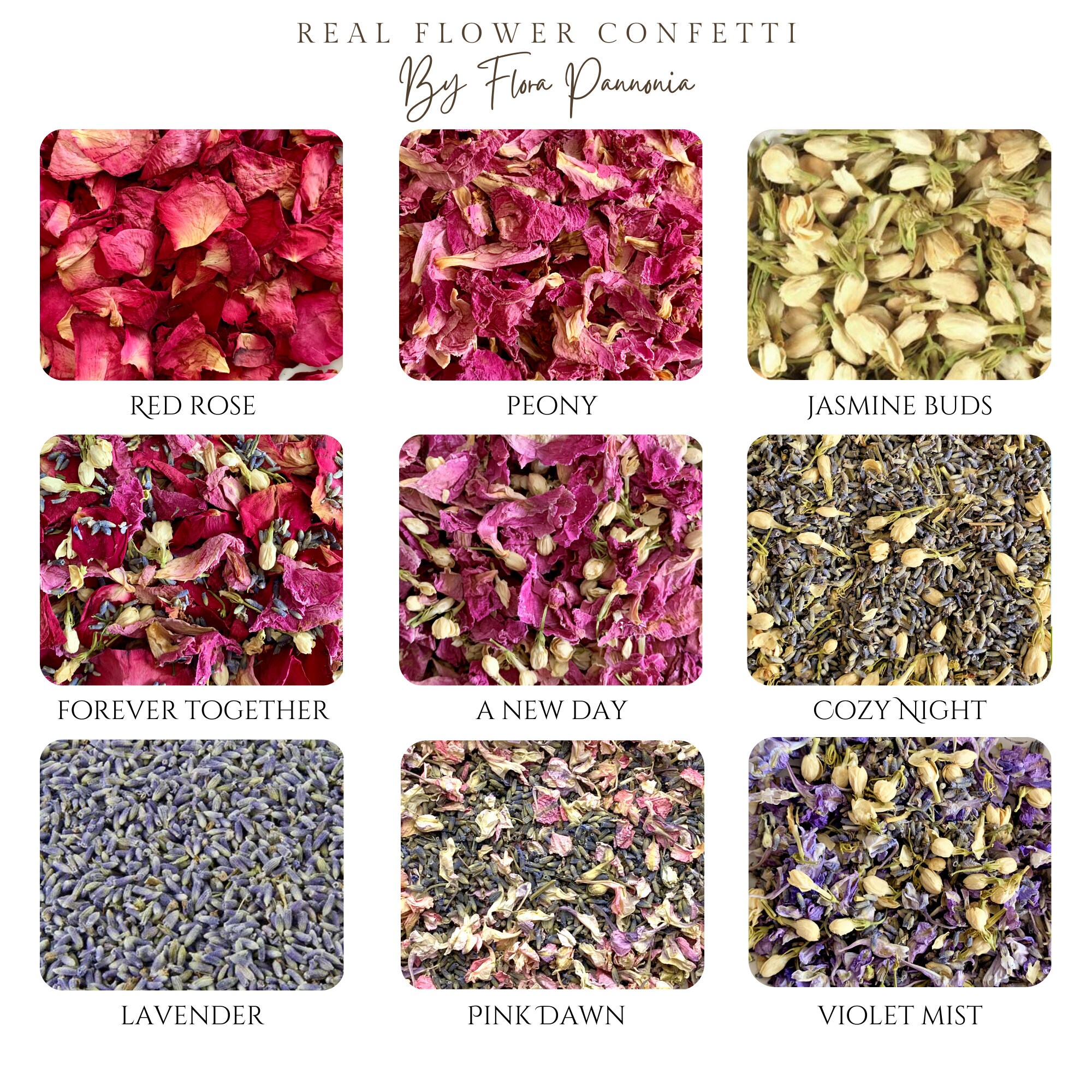 Biodegradable Natural Confetti Real Flower Confetti Petal Toss Dried ...