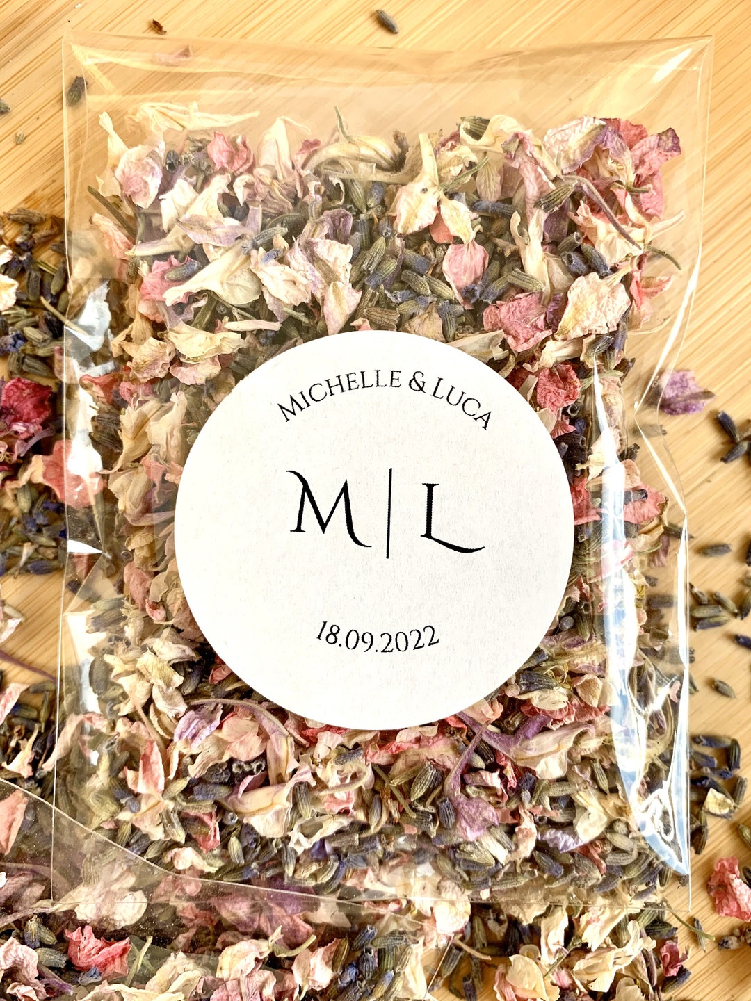 Celebrate Love With Personalized Wedding Confetti Packets - Eco ...