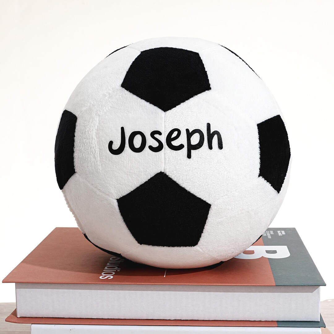 Kids Sports Ball Softie, Plush Sports Pillow, Personalized Soccer Ball ...