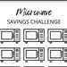 Microwave Savings Challenge - Etsy