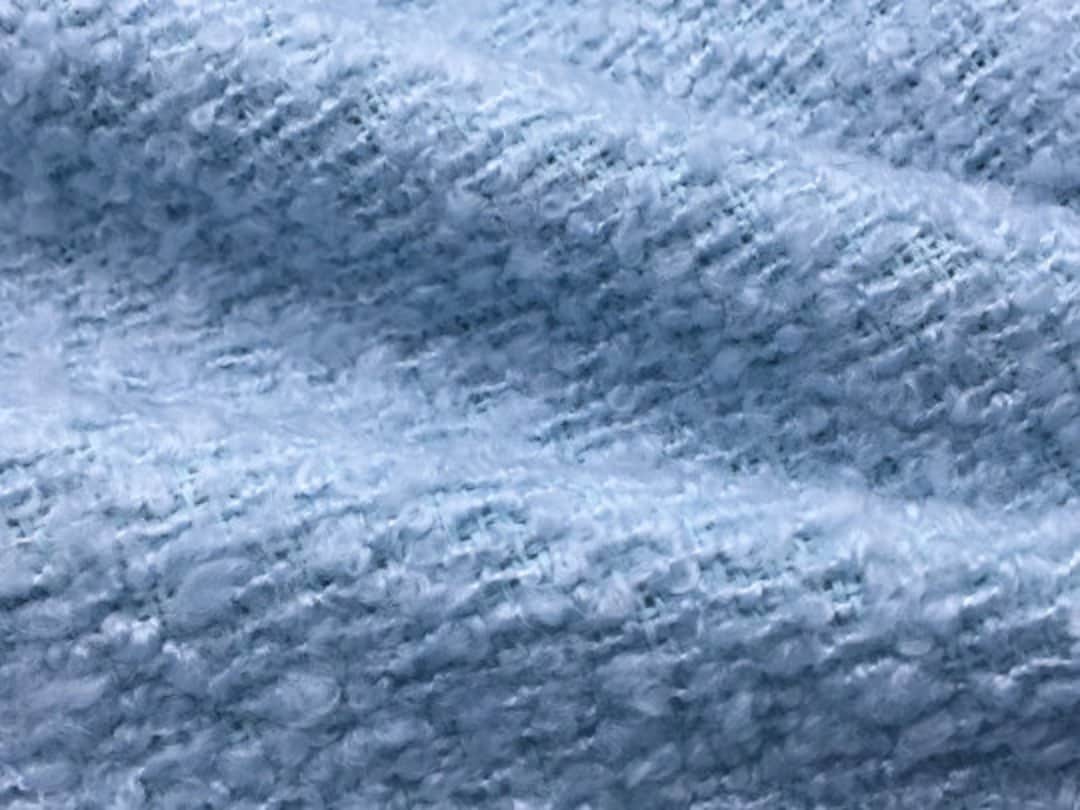 NEW High Class Light Blue Boucle Fabric - Etsy UK