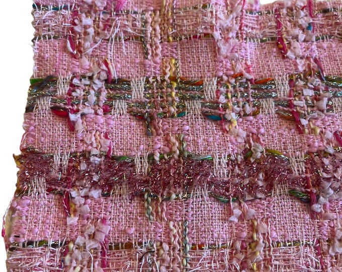 NEW High Class Bubblegum, Metallic Pink Blue Pastel Multi Couture Check ...