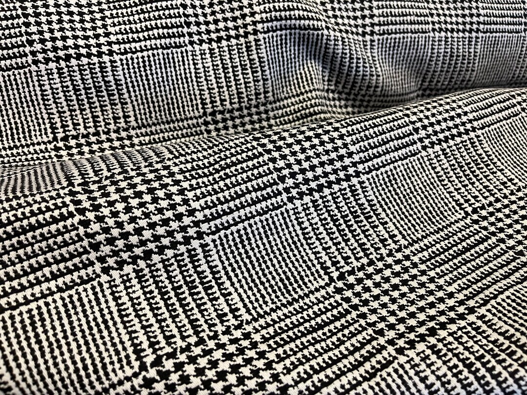 NEW High Class Dogtooth Check Tweed Fabric - Etsy