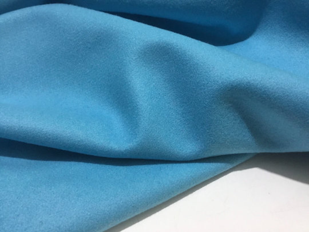 NEW High Class Light Blue Turquoise Wool Fabric - Etsy