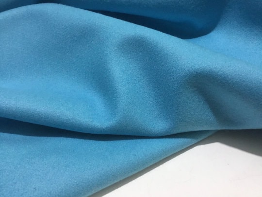 NEW High Class Light Blue Turquoise Wool Fabric - Etsy
