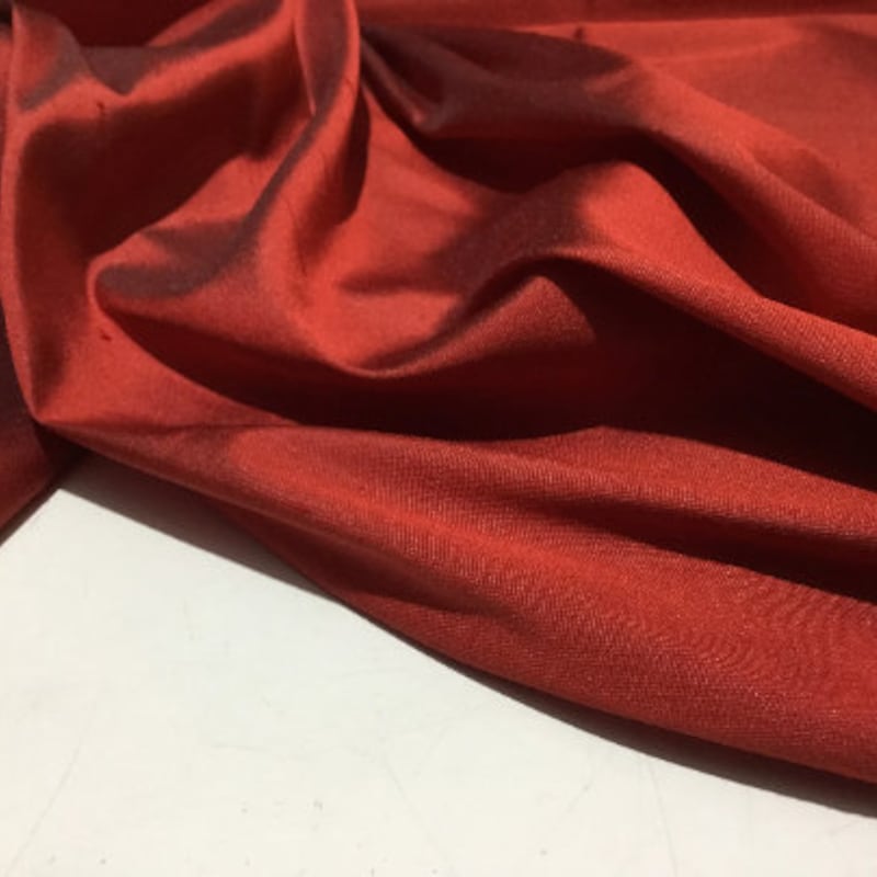 Red Shot Silk Fabric - Etsy UK
