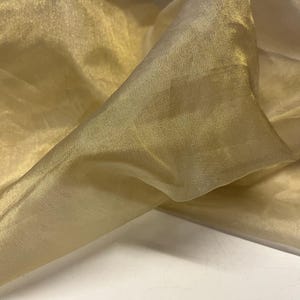 NEW High Class Metallic Gold Silk Organza Fabric - Etsy