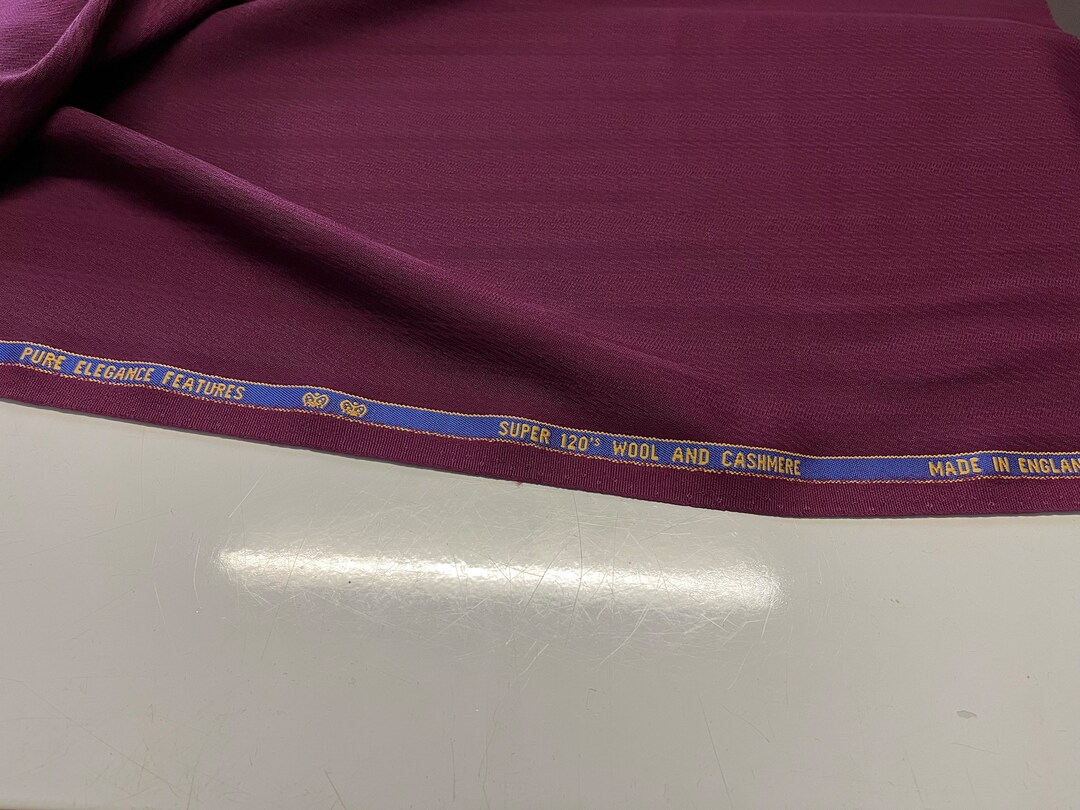 NEW High Class Super 120’s Wool and Cashmere Suiting Fabric - Etsy