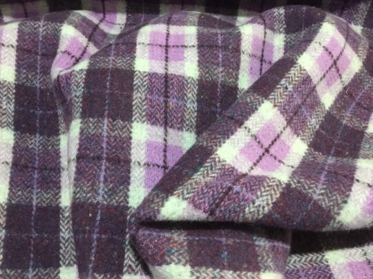 NEW High Class Reversible Wool Check Fabric - Etsy