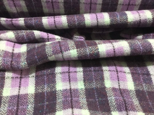NEW High Class Reversible Wool Check Fabric - Etsy