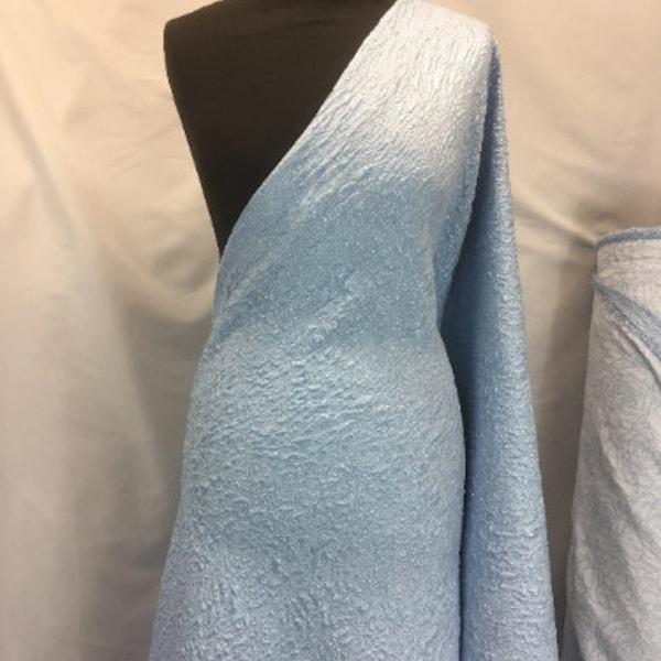 Blue Lurex Fabric - Etsy