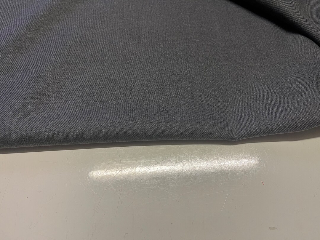NEW High Class Grey Wool Twill Made in England Suiting Fabric - Etsy