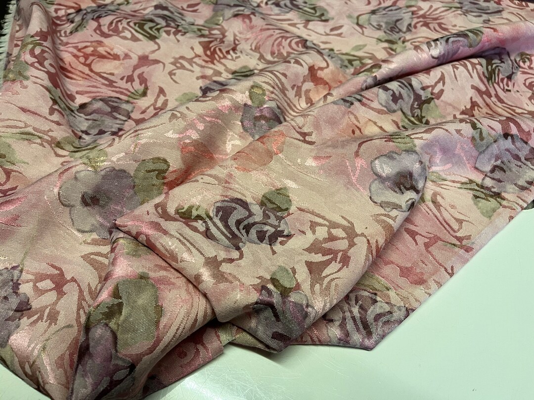 NEW High Class Shiny Viscose Jacquard Fabric - Etsy